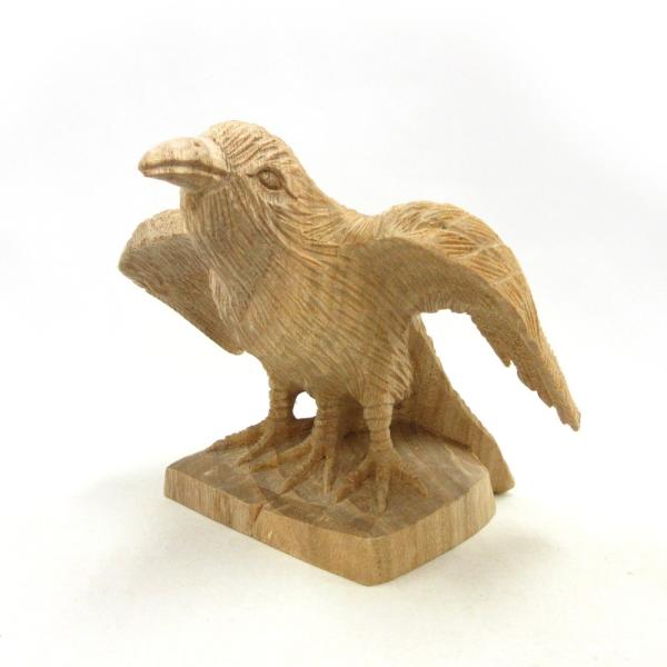 【工場直販のため低価格にて提供】【高さ11cm、幅13.5cm、奥行き13cm】　八咫烏（やたがらす/やたのからす）日本神話に登場するカラス（烏）であり導きの神。神武東征の際、高皇産霊尊（タカミムスビ）によって神武天皇のもとに遣わされ、熊野...