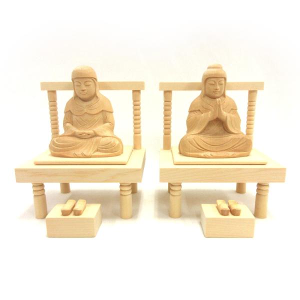 【工場直販のため低価格にて提供】【身丈2.5寸、総高16cm、台幅12.5cm、台奥行き9.5cm】株式会社栗田こだわり仏像専門店(旧：栗田貿易株式会社)