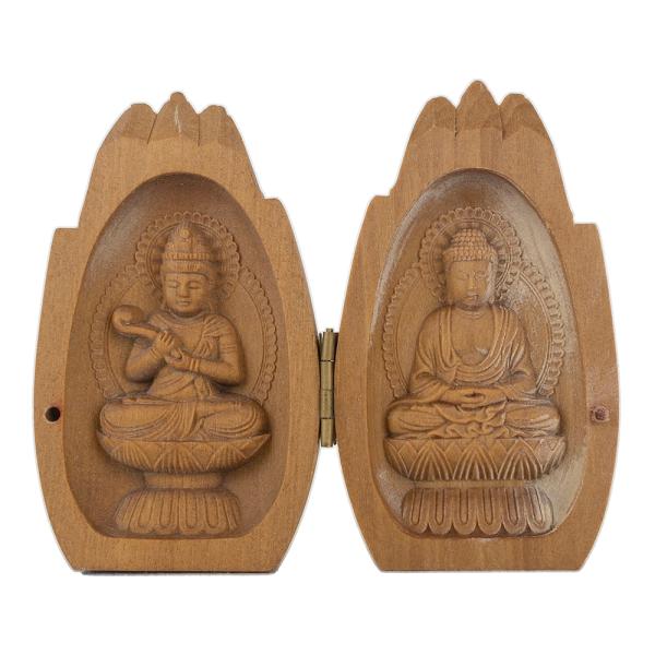 【高さ9cm、幅5cm】【色見悪い部分あり、かみ合わせが悪い】株式会社栗田こだわり仏像専門店(旧：栗田貿易株式会社)