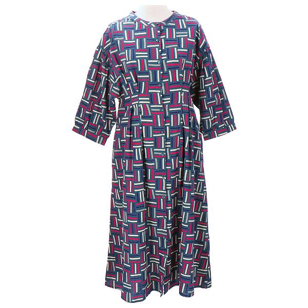 【size】（約寸）身幅(ウエスト位置）：45.7cm/総丈：123cm/ゆき：67cm【素材】綿85％、麻15%【生産国】企画：日本生産：インド【生地に関してのご注意】綿や麻などの天然繊維は、素材特有の糸節（表面に太い線状のフシ）、ネップ...