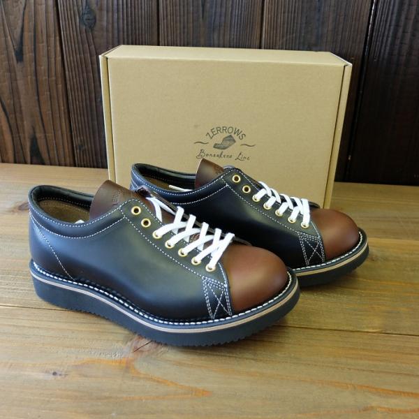 ★ZERROW,S BONEAKERSLINE　ゼローズブニーカーズライン★専用木型(ラスト)はゼローズブーツでも改良して使用している1950年代初期の二つのビンテージラストをもとに設計しております。当時のラストの捻りのカッコよさを生かしブ...