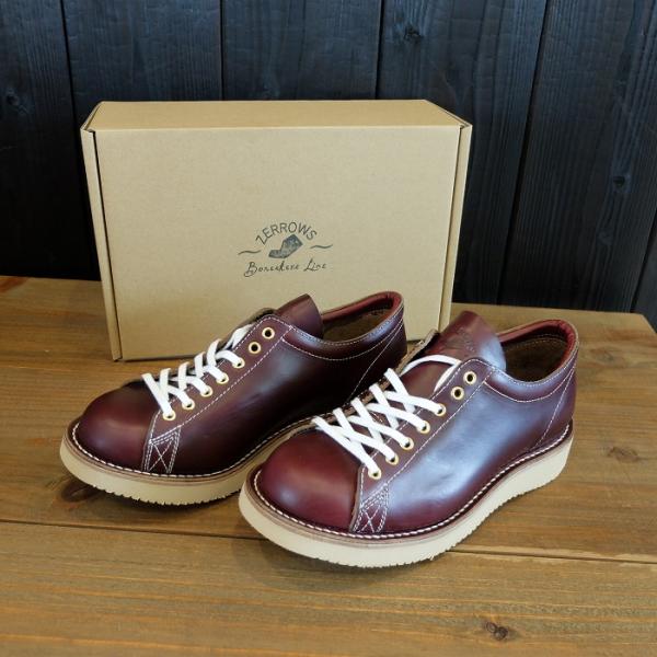 ★ZERROW,S BONEAKERSLINE　ゼローズブニーカーズライン★専用木型(ラスト)はゼローズブーツでも改良して使用している1950年代初期の二つのビンテージラストをもとに設計しております。当時のラストの捻りのカッコよさを生かしブ...