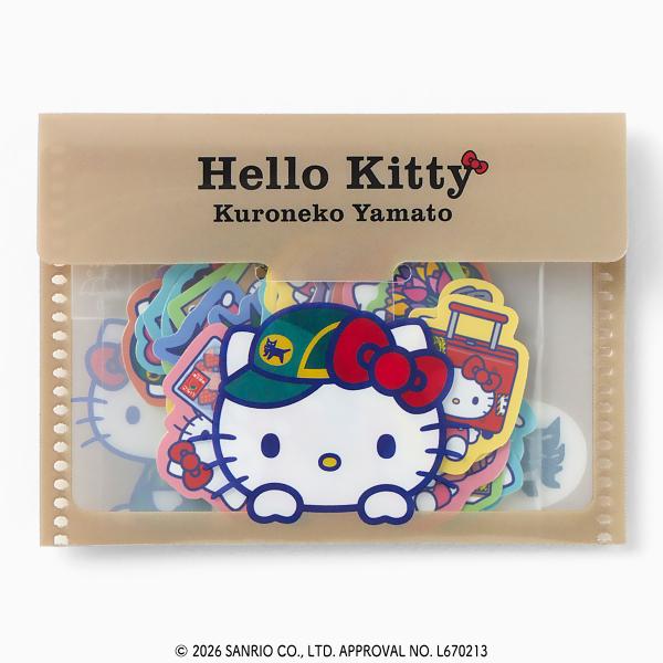 【発売日：2026年10月05日】ハローキティとヤマト運輸のキュートなコラボ商品発売！（おひとり様3点まで）13種×各3枚、合計39枚入りの大容量！気分や好みに合わせて楽しめる、バリエーション豊かなシールです。【商品名】ハローキティ＊ヤマト...