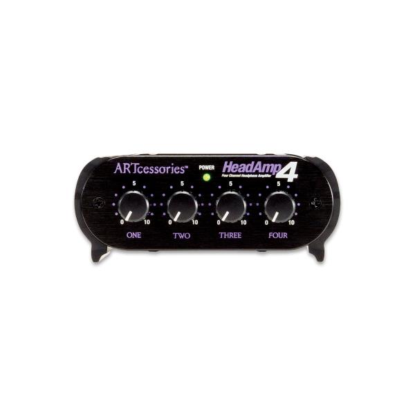 HeadAmp4は、低ノイズ、低歪み、クリーンなサウンドの4CHヘッドフォンアンプです。入出力に1/4"フォーンと1/8"ミニフォーン端子を装備してます。ミキサー、オーディオ・インターフェイス、ワークステーション、iPodなどの携帯ミュージ...