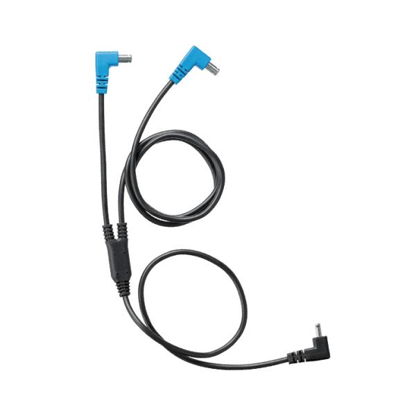 ケーブル差込口は　青プラグ楕円形　黒プラグ円形楕円形のプラグ差込口のため、着用時にケーブルが回転せず、不用意にプラグが抜けることを防ぎます！■長さ：約120cm■本数：1本■配送方法：宅配便 メーカー直送・メーカー数分送料要　対象バッテリー...