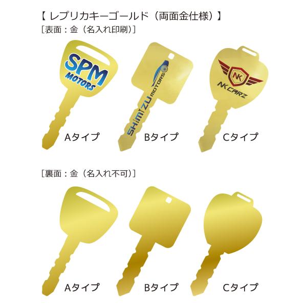 商品名レプリカキーゴールド詳細納車記念に最適！SNS映え間違いなしの大型レプリカキー！完全オリジナルで自由に作成可能です。■仕様片面印刷・両面金ラミネート仕様素材：スチレンボード（発泡スチロールの固い素材　強くて軽い）サイズ：全長800×全...