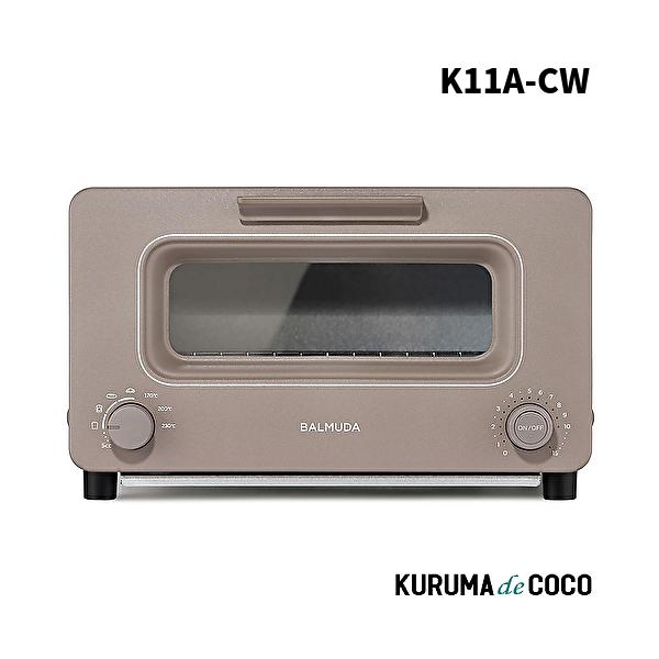 バルミューダ オーブントースター K11A-CW　ショコラさらなるおいしさと使いやすさを追求し、パンの焼きあがりや庫内サイズをアップデート。独自のスチームテクノロジーと緻密な温度制御が実現する、バルミューダだけの感動の香りと食感をお楽しみく...