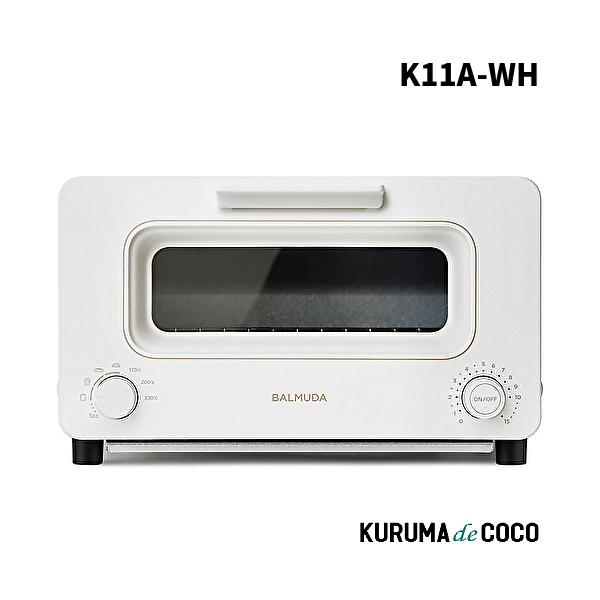 バルミューダ オーブントースター K11A-WH　ホワイトさらなるおいしさと使いやすさを追求し、パンの焼きあがりや庫内サイズをアップデート。独自のスチームテクノロジーと緻密な温度制御が実現する、バルミューダだけの感動の香りと食感をお楽しみく...