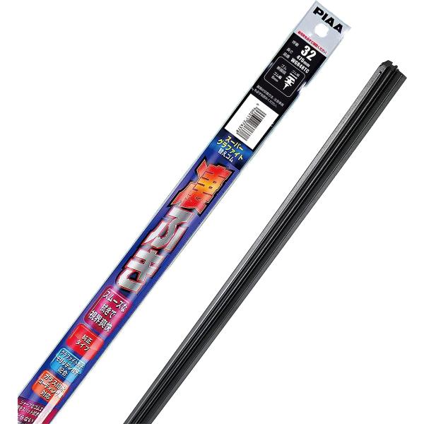 PIAA WGR48TC ワイパー 替えゴム 475mm スーパーグラファイト グラファイトコーティングゴム 1本入 呼番32