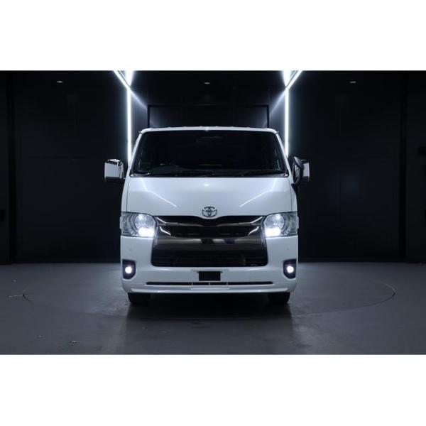 〈支払総額 表示車両CCC〉2.8 スーパーGL ダークプライムII ロング ディーゼル 4WD/トヨタ/ハイエースバン/TRD製フルエアロ/両側電動スライドドアR.5(2023)年/66,000km/保証付き◆装備パワーステアリング/パワ...
