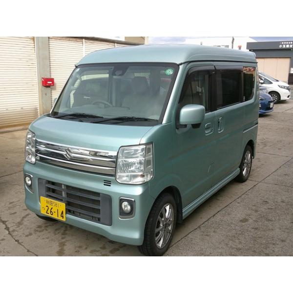 〈支払総額 表示車両BBB〉PZターボ ハイルーフ 4WD/スズキ/エブリイワゴン/検R8.4 TV ETCH.29(2017)年/70,000km/保証付き◆装備パワーステアリング/パワーウインドウ/エアコン/ABS/2エアバッグ/横滑り...