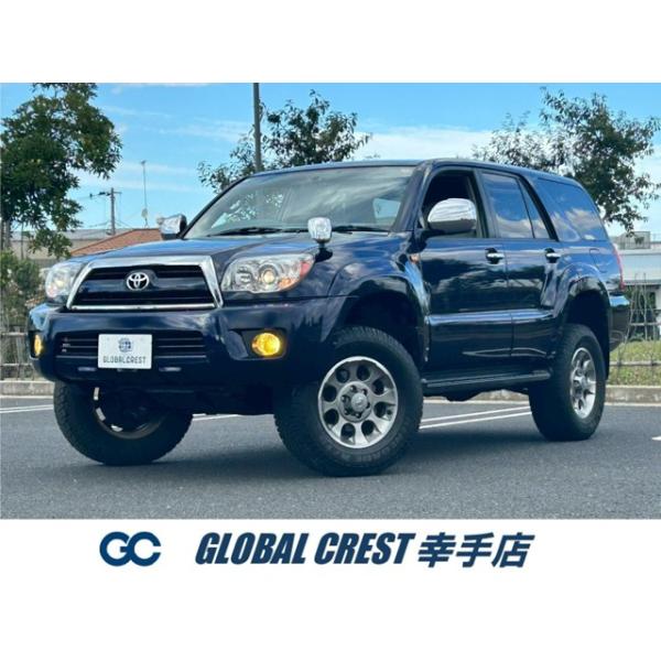 〈支払総額 表示車両CCC〉2.7 SSR-X/トヨタ/ハイラックスサーフ/1年保証 後期型 修復無 DブルーマイカH.19(2007)年/109,000km/保証付き◆装備パワーステアリング/パワーウインドウ/ナビ/ETC/エアコン/テレ...