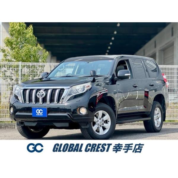 〈支払総額 表示車両CCC〉2.7 TX Lパッケージ 4WD/トヨタ/ランドクルーザープラド/1年保証付 黒本革シート ムーンルーフH.27(2015)年/61,000km/保証付き◆装備パワーステアリング/サンルーフ/パワーウインドウ/...