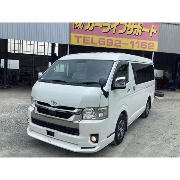 〈支払総額 表示車両CCC〉2.8 スーパーGL ワイド ダークプライムII ロング ミドルルーフ  ディーゼル/トヨタ/ハイエースバン/6型 両側パワースライドドアR.3(2021)年/93,000km/保証付き◆装備パワーステアリング/...