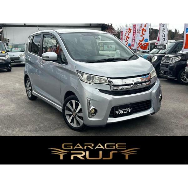〈支払総額 表示車両AAA〉T e-アシスト/三菱/eKカスタム/衝突軽減 Pスタート Bカメラ ETCH.27(2015)年/112,000km/別途有料保証あり◆装備パワーステアリング/パワーウインドウ/ETC/エアコン/ABS/エアバ...