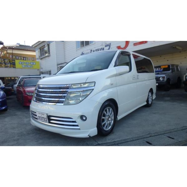 〈支払総額 表示車両AAA〉3.5 ライダー 4WD/日産/エルグランド/ガレージ保管禁煙H.15(2003)年/145,000km/保証付き◆装備サンルーフ/パワーウインドウ/ETC/エアコン/エアバッグ/バックカメラ/CD/MD◆外装純...