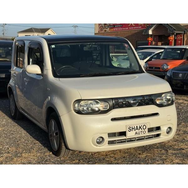 〈支払総額 表示車両AAA〉1.5 15X FOUR Vセレクション 4WD/日産/キューブ/ETCアルミ HDD ナビTV SRH.24(2012)年/86,000km/保証付き◆装備パワーステアリング/サンルーフ/パワーウインドウ/ナビ...