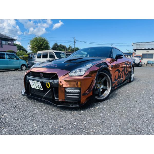 〈支払総額 表示車両DDD〉日産/GT-R/フルラッピング車 nismo バンパーH.21(2009)年/61,000km◆装備パワーステアリング/パワーウインドウ/ナビ/ETC/エアコン/テレビ(地デジ)/ABS/エアバッグ/DVDビデオ...