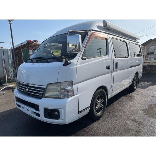 〈支払総額 表示車両CCC〉日産/キャラバン/キャンピングハタカタグランドキャラバン/H.16(2004)年/104,300km◆装備パワーステアリング/パワーウインドウ/ナビ/ETC/エアコン/テレビ(地デジ)/ABS/エアバッグ/集中ド...