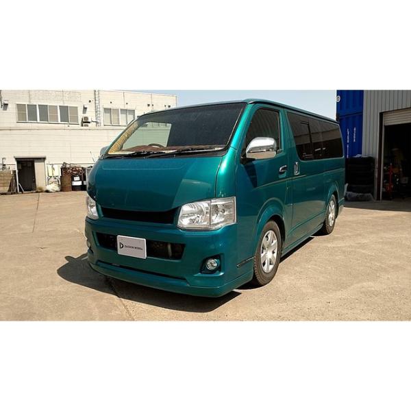 〈支払総額 表示車両CCC〉3.0 DX ロング ディーゼル 4WD/トヨタ/ハイエースバン/オールペイント/内装張替/ローダウンH.25(2013)年/188,500km/別途有料保証あり◆装備パワーステアリング/エアコン/ABS/エアバ...