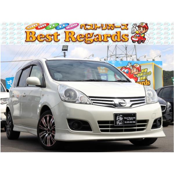 〈支払総額 表示車両AAA〉1.5 15RS エアロスタイル/日産/ノート/車検整備付 6.7Mキロ 社外マフラーH.22(2010)年/66,500km/保証付き◆装備パワーステアリング/パワーウインドウ/エアコン/ABS/エアバッグ/盗...