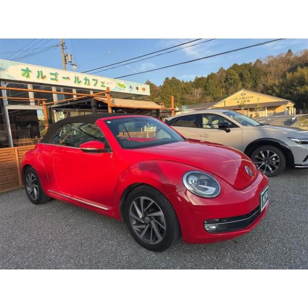 〈支払総額 表示車両CCC〉フォルクスワーゲン/ザ・ビートル・カブリオレ/ベースグレード フルセグ バックカメラ シートヒーターH.26(2014)年/111,000km◆装備パワーステアリング/パワーウインドウ/ナビ/エアコン/テレビ(地...