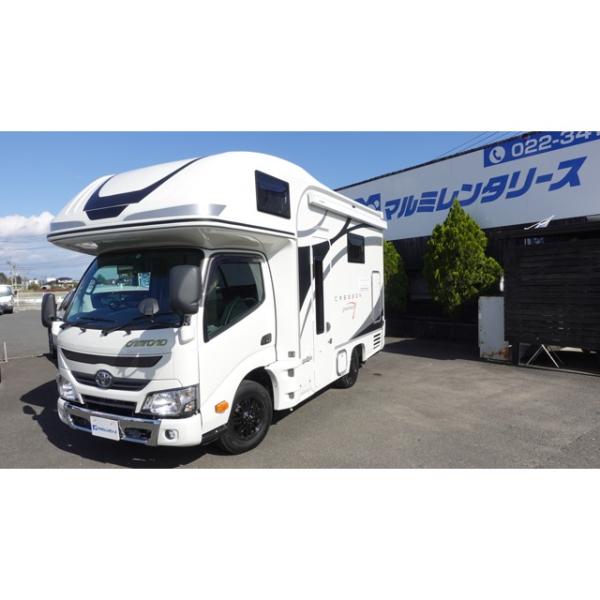 キャンピング/トヨタ/カムロード/クレソンジャーニーエボライトtypeW ナッツ 4WDディーゼルR.3(2021)年/3,000km◆装備パワーステアリング/パワーウインドウ/ナビ/ETC/エアコン/テレビ(地デジ)/ABS/エアバッグ/...