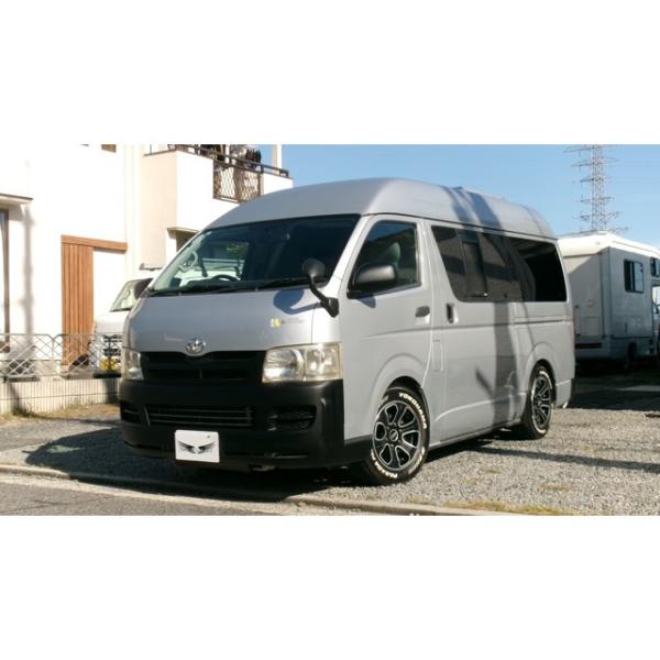 〈支払総額 表示車両CCC〉2.0 DX ロング ハイルーフ/トヨタ/ハイエースバン/リンエイキャンピング 12VエアコンH.20(2008)年/98,000km◆装備パワーステアリング/パワーウインドウ/ナビ/ETC/ダブルエアコン/テレ...