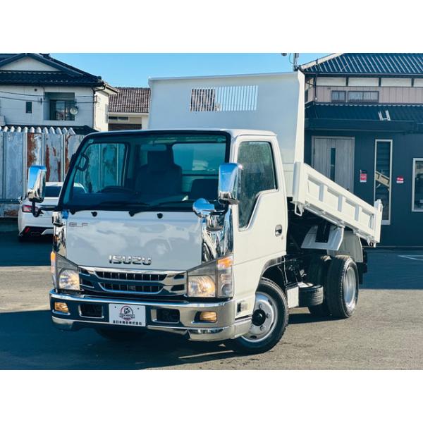 〈支払総額 表示車両CCC〉4.3 強化ダンプ フルフラットロー ディーゼル/いすゞ/エルフ/ShinMaywa 2tダンプH.24(2012)年/81,888km/保証付き◆装備パワーステアリング/パワーウインドウ/エアコン/ABS/エア...