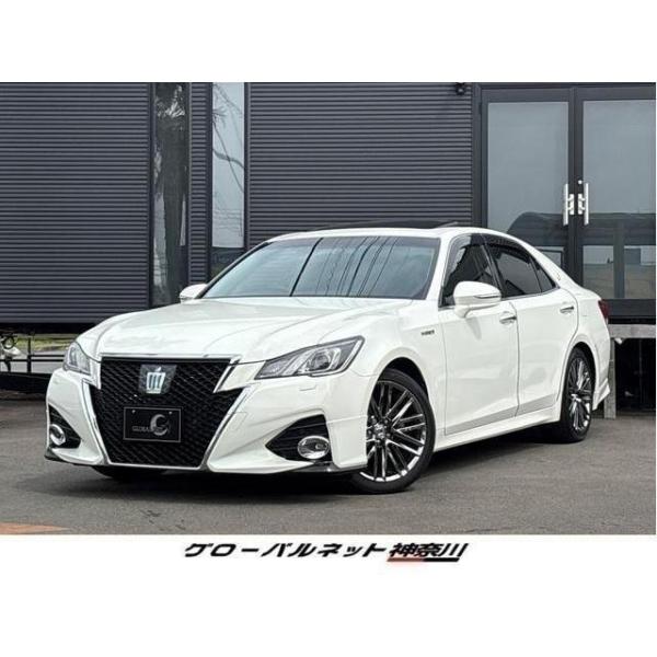 〈支払総額 表示車両CCC〉ハイブリッド 2.5 G/トヨタ/クラウンアスリート/後期型 アドバンストパッケージH.27(2015)年/111,000km◆装備パワーステアリング/サンルーフ/パワーウインドウ/ナビ/ETC/エアコン/ABS...
