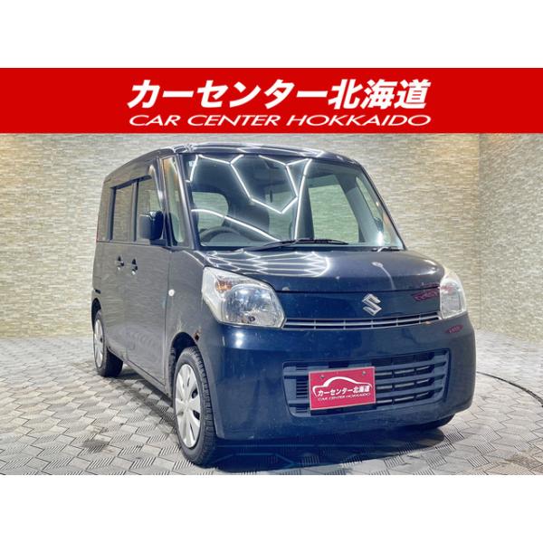〈支払総額 表示車両AAA〉X 4WD/スズキ/スペーシア/5年保証 スマキー パワスラ 寒冷地仕様H.26(2014)年/101,700km/保証付き◆装備スマートキー◆外装電動スライドドア◆内装◆車歴記録簿/禁煙車/寒冷地仕様携帯版、ス...