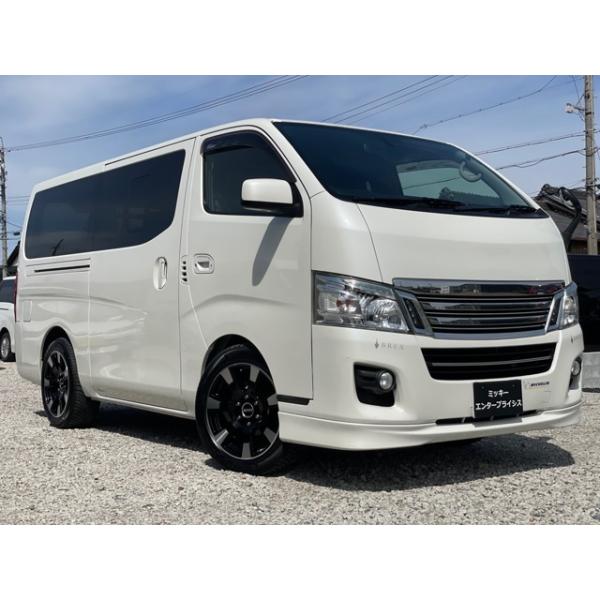 〈支払総額 表示車両CCC〉2.5 ライダー プレミアムGX ロング インテリアパッケージ  ディーゼル/日産/NV350キャラバン/べッドキット リアエアコン ワンセグTVH.25(2013)年/154,000km/保証付き◆装備パワース...