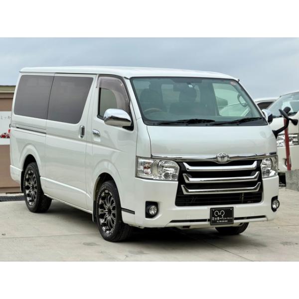 〈支払総額 表示車両CCC〉3.0 スーパーGL ロング ディーゼル/トヨタ/ハイエースバン/両側パワースライドドア スマートキーH.26(2014)年/251,000km◆装備パワーステアリング/パワーウインドウ/ナビ/ETC/ダブルエア...