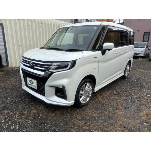 〈支払総額 表示車両CCC〉1.2 ハイブリッド(HYBRID) MX 4WD/スズキ/ソリオ/ブレーキサポート ナビ TV BluetoothR.4(2022)年/18,000km/保証付き◆装備パワーステアリング/パワーウインドウ/ナビ...