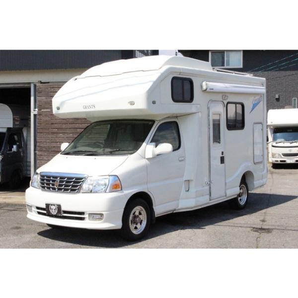 〈支払総額 表示車両CCC〉キャンピング/トヨタ/グランドハイエース/ナッツRV グランツ 4WD 1オーナーH.16(2004)年/129,000km/保証付き◆装備パワーステアリング/パワーウインドウ/ナビ/ETC/ダブルエアコン/テレ...