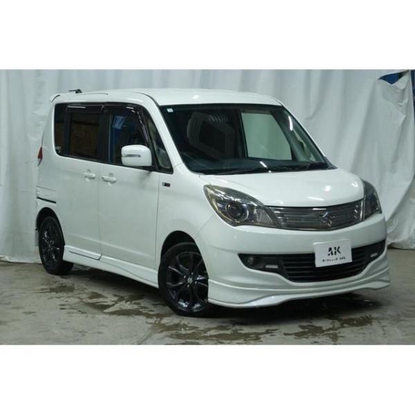 〈支払総額 表示車両AAA〉1.2 ブラック＆ホワイトII/スズキ/ソリオ/ナビ フルセグTV ETC 保証1年H.24(2012)年/99,000km/保証付き◆装備パワーステアリング/パワーウインドウ/ナビ/ETC/エアコン/テレビ(地...