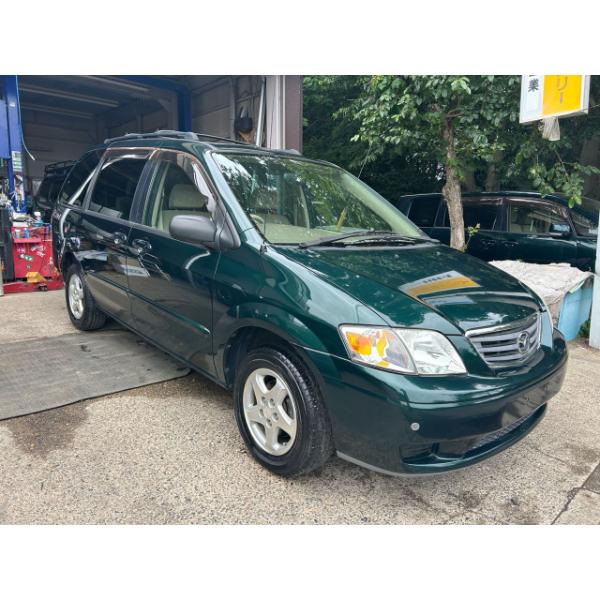 〈支払総額 表示車両CCC〉2.5 Gパッケージ/マツダ/MPV/実走行4万キロ 純正サンルーフ USDMH.11(1999)年/39,950km◆装備パワーステアリング/サンルーフ/カセット/パワーウインドウ/エアコン/ABS/集中ドアロ...
