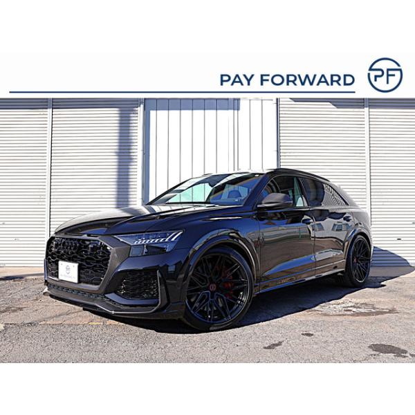 〈支払総額 表示車両EEE〉4.0 4WD/アウディ/RS Q8/レザーシートPKG・セラミックブレーキR.3(2021)年/35,000km/保証付き◆装備パワーステアリング/サンルーフ/パワーウインドウ/ナビ/ETC/ダブルエアコン/テ...