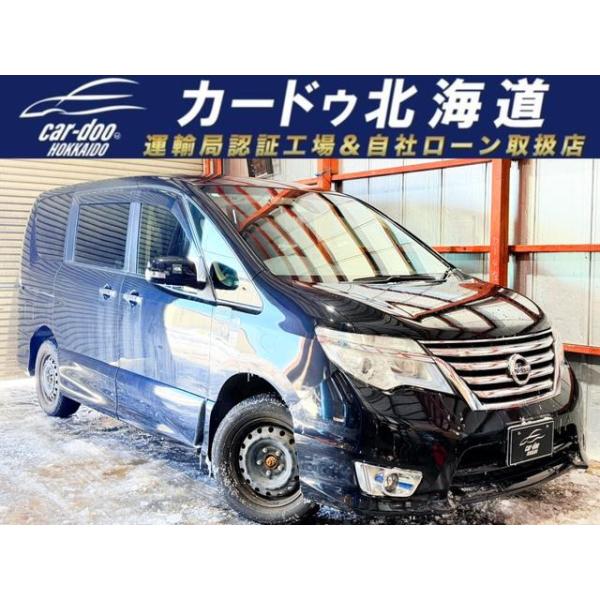 〈支払総額 表示車両AAA〉日産/セレナ/ハイウェイスター 防錆塗装4WDスマキーエンスタH.25(2013)年/144,000km/保証付き◆装備パワーステアリング/パワーウインドウ/ダブルエアコン/ABS/2エアバッグ/横滑り防止装置/...