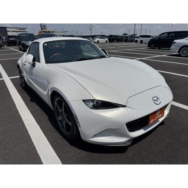 〈支払総額 表示車両CCC〉2.0 VS/マツダ/ロードスターRF/禁煙車 6MT 茶革シート BOSEサウンドH.29(2017)年/80,000km◆装備パワーステアリング/パワーウインドウ/ナビ/エアコン/テレビ(地デジ)/ABS/4...