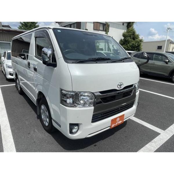 〈支払総額 表示車両CCC〉2.8 スーパーGL ダークプライムII ロング ディーゼル 4WD/トヨタ/ハイエースバン/4WD 全周囲カメラ 電動両側スライドドアR.2(2020)年/73,000km◆装備パワーステアリング/パワーウイン...