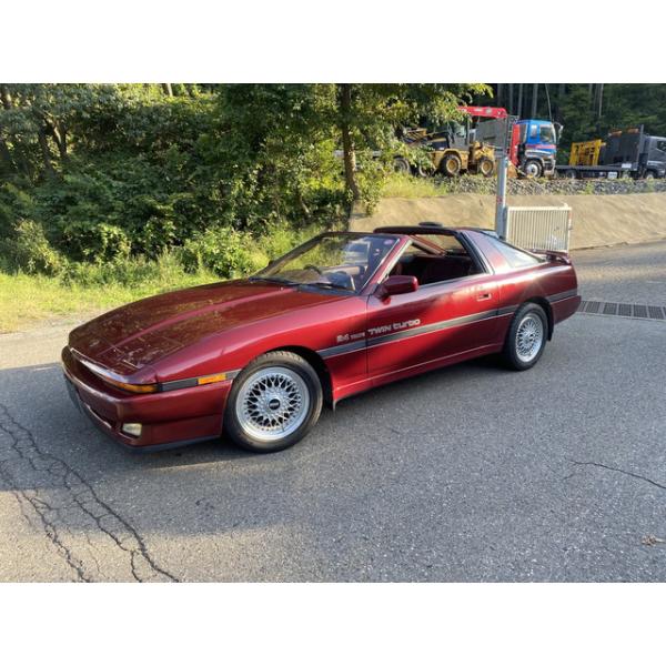 〈支払総額 表示車両CCC〉2.0 GTツインターボ/トヨタ/スープラ/エアロトップ 5速ミッションS.61(1986)年/54,380km◆装備パワーステアリング/パワーウインドウ/エアコン◆外装ローダウン◆内装◆車歴携帯版、スマホ版では...