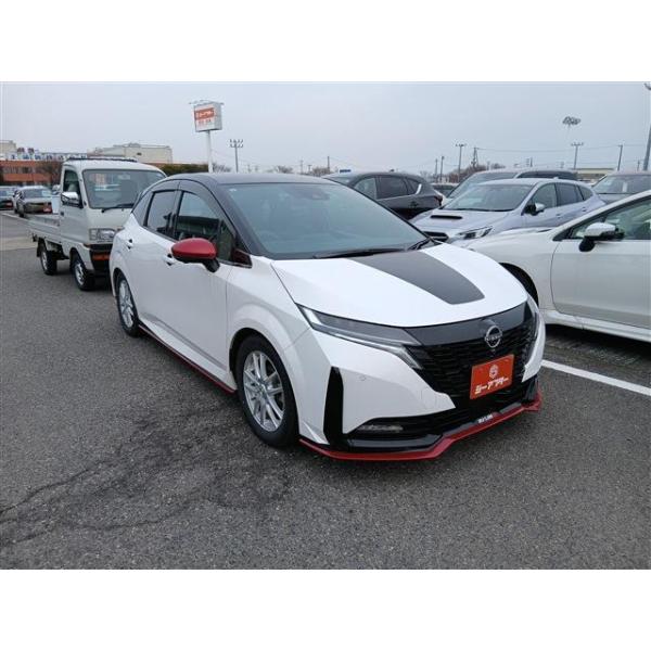 〈支払総額 表示車両CCC〉1.2 NISMO/日産/ノートオーラ/禁煙車 純正9インチナビ フルセグTVR.3(2021)年/17,000km◆装備パワーステアリング/パワーウインドウ/ナビ/ETC/エアコン/テレビ(地デジ)/ABS/4...