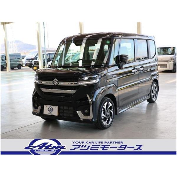 〈支払総額 表示車両CCC〉ハイブリッド(HYBRID)  XS/スズキ/スペーシアカスタム/セーフサポート・Dオーディオ付R.6(2024)年/6,000km/保証付き◆装備パワーステアリング/パワーウインドウ/エアコン/ABS/エアバッ...