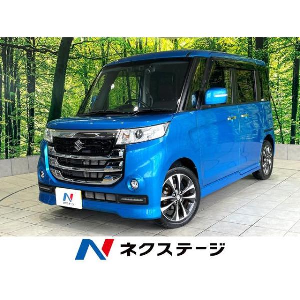 〈支払総額 表示車両BBB〉Zターボ デュアルカメラブレーキサポート 4WD/スズキ/スペーシアカスタムH.29(2017)年/82,940km/保証付き◆装備パワーステアリング/パワーウインドウ/ナビ/ETC/エアコン/テレビ(地デジ)/...