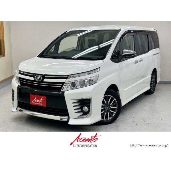 〈支払総額 表示車両CCC〉2.0 ZS 煌/トヨタ/ヴォクシー/禁煙車 フリップモニター 両側パワスラH.27(2015)年/81,000km/保証付き◆装備パワーステアリング/パワーウインドウ/ナビ/ETC/ダブルエアコン/テレビ(地デ...