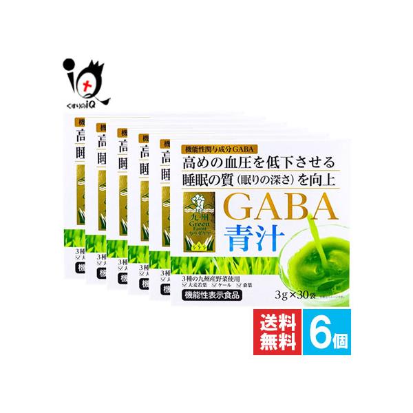 新日配薬品 九州GreenFarmカラダケア GABA青汁 30包×10個セット ※軽減税率対象品 - ダイエット・健康