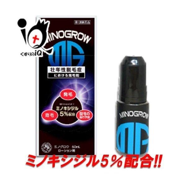 ※当店薬剤師からのメールにご返信頂いた後の発送※※第一類医薬品を含むご注文は、ご注文後に薬剤師からお送りするメールにご返信(ご承諾)をしていただく必要がございます。【第1類医薬品】ミノグロウ 60ml【岩城製薬】ミノキシジル5％配合 発毛 ...