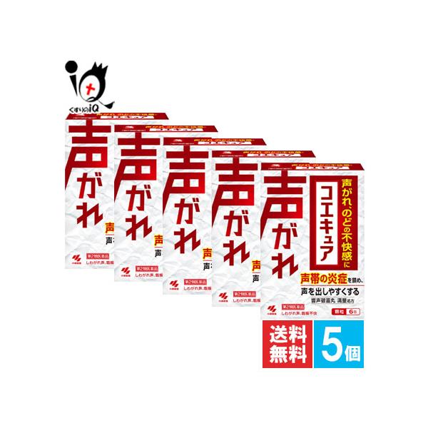 【第2類医薬品】コエキュア 6包【小林製薬】声がれ、のどの不快感に 声帯の炎症を鎮め、声を出しやすくする 響声破笛丸 きょうせいはてきがん● 早く治したい声がれ、のどの不快感を改善する医薬品です● 漢方処方“響声破笛丸”(きょうせいはてきが...