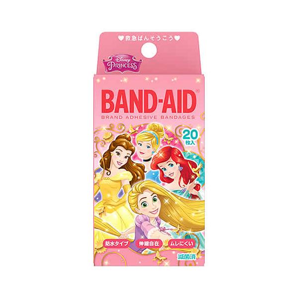 JNTLコンシューマーヘルス バンドエイド ディズニープリンセス N (20枚) 子供用 絆創膏 ばんそうこう　一般医療機器　JANコード：4901730081153　
